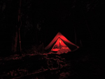 Tipi at Night